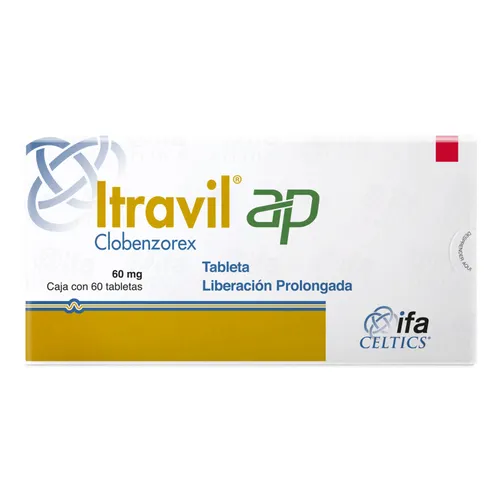 Itravil Ap 60 Mg Oral 60 Tabletas | Farmacias Medina